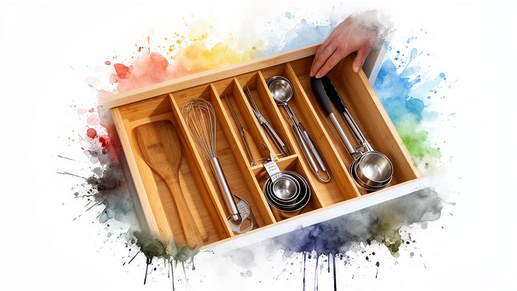 How to Organize Kitchen Utensils for Effortless Cooking – Cooler Kitchen