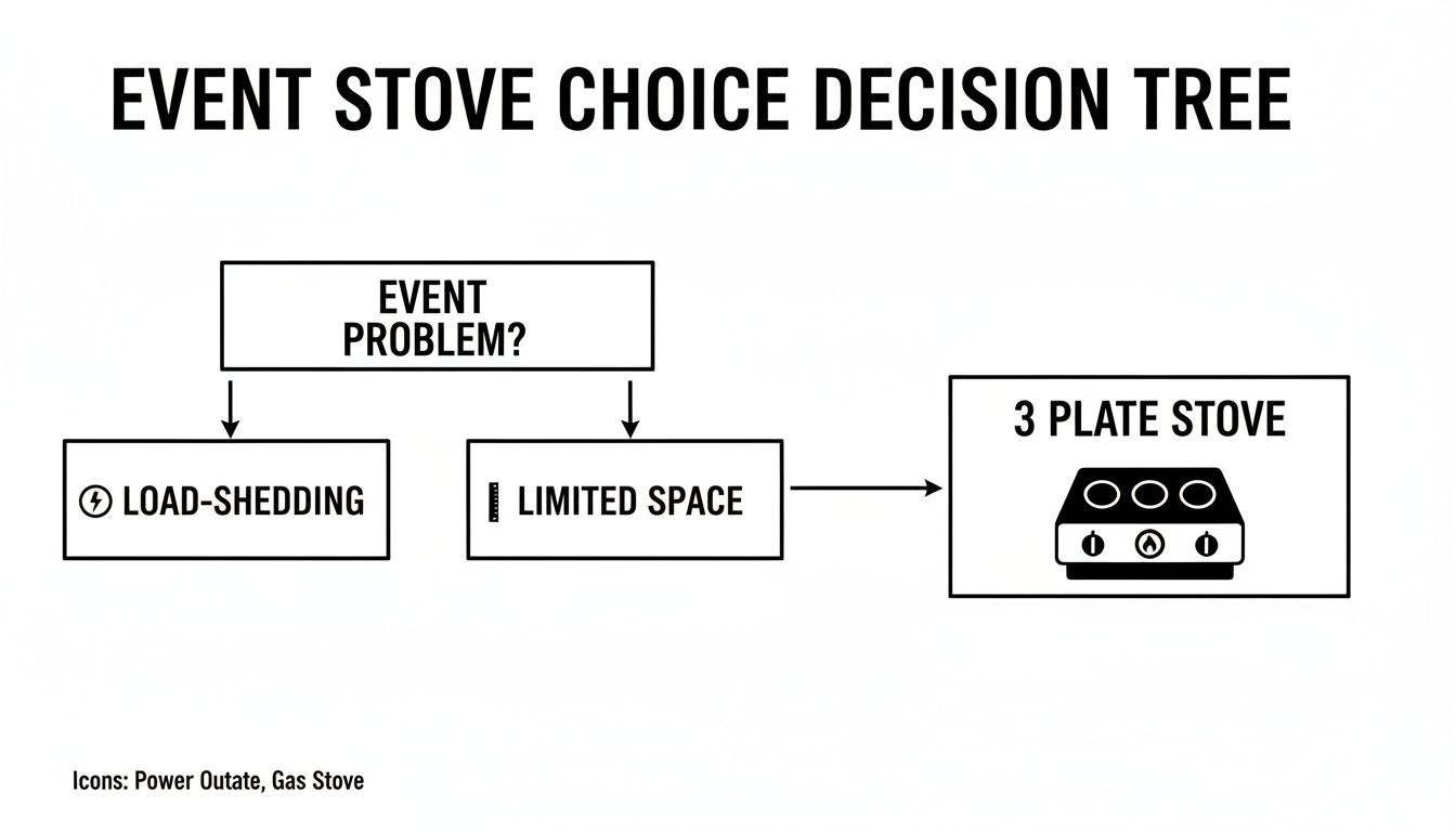 Cape Town Event Planning: 3 plate gas stove Hiring Guide