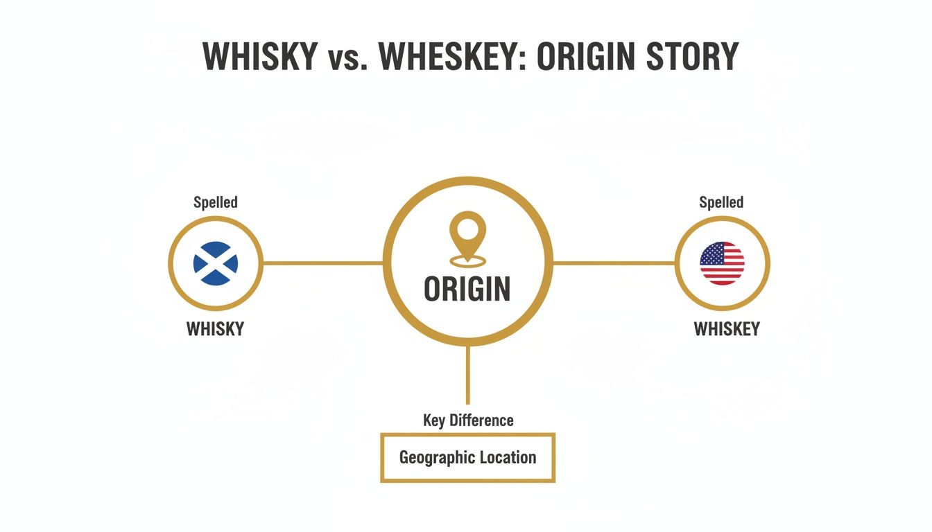 Whisky vs Whiskey Unraveling the Differences in Every Bottle – Blind ...