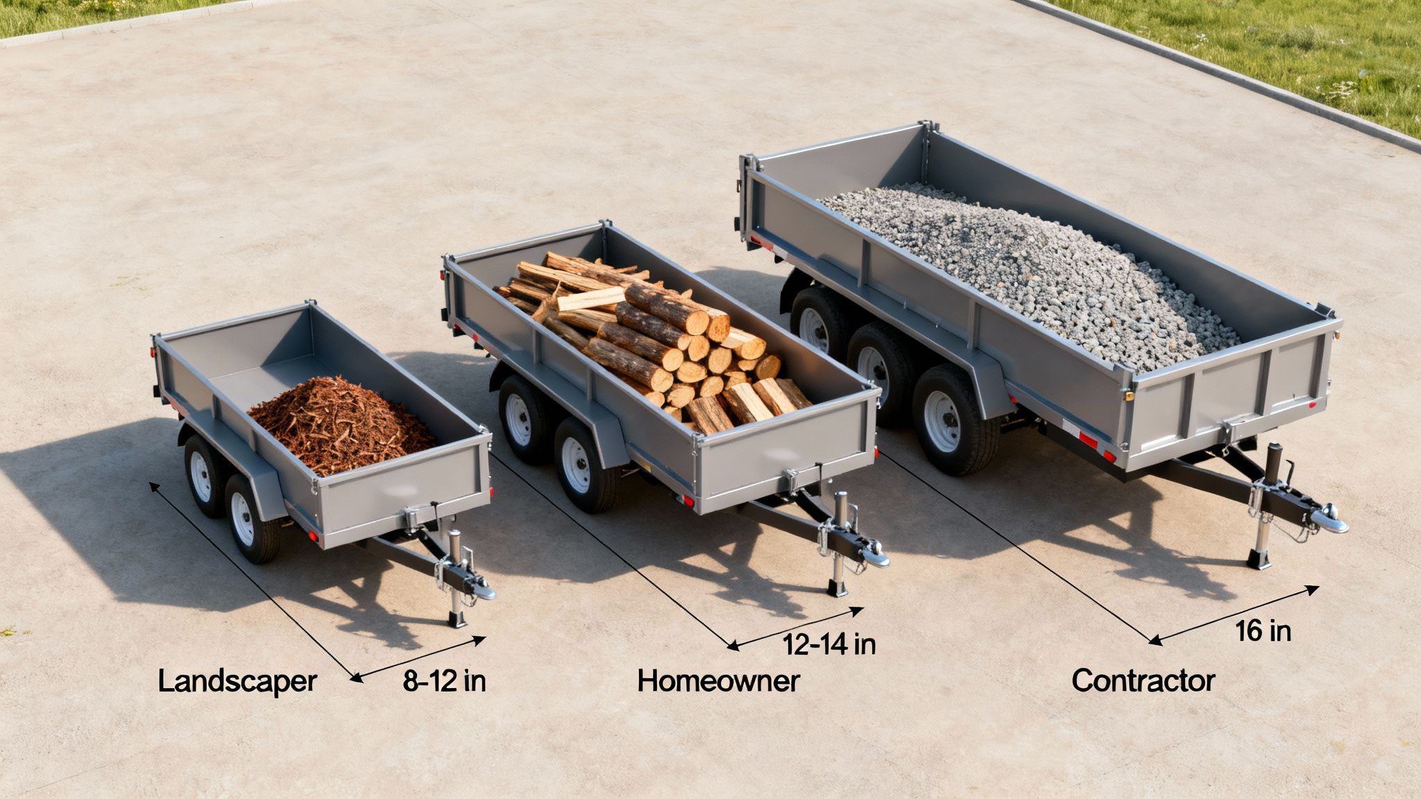 A Complete Guide to Dump Trailer Dimensions and Sizes