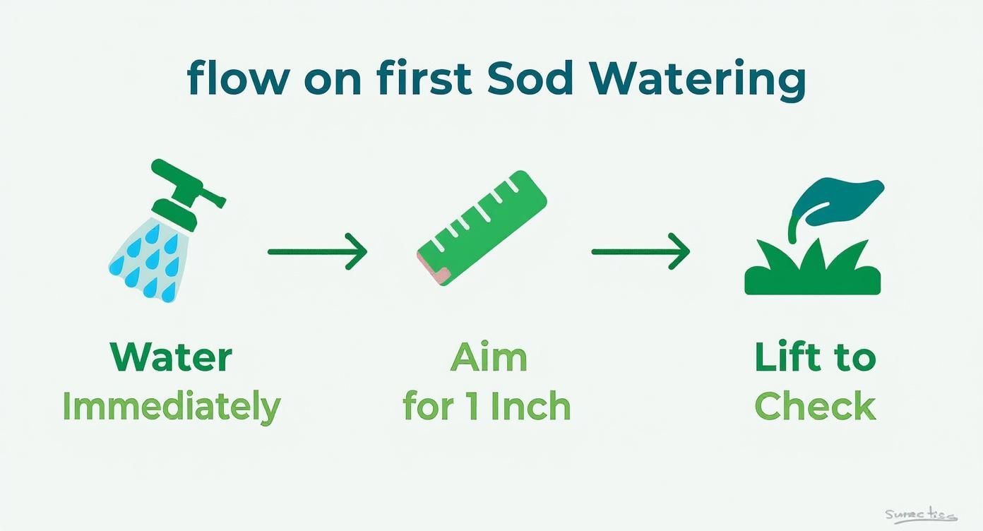 How to Water New Sod: A North Georgia Homeowner's Guide