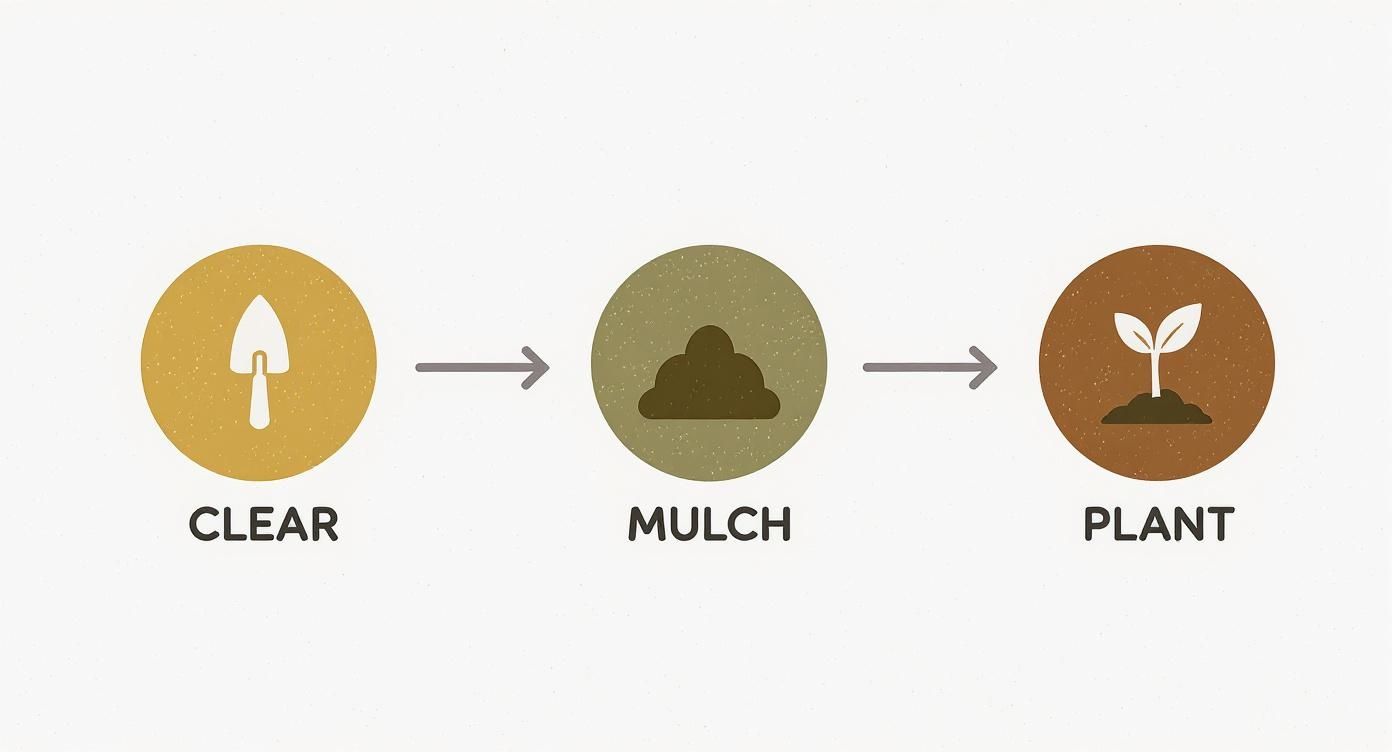 Can You Plant Flowers in Mulch? An Atlanta Gardener's Guide