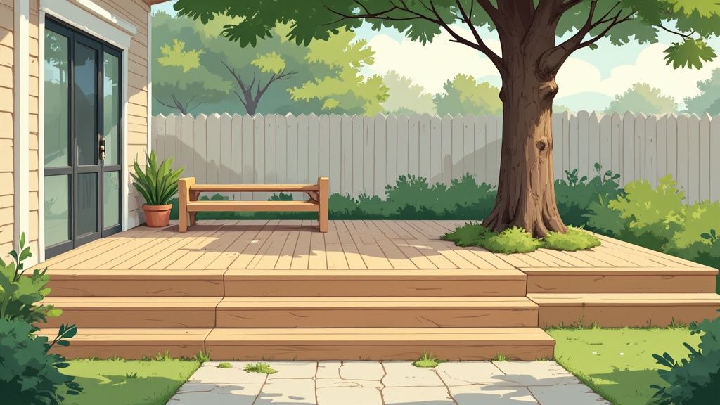 How to deck around tree: The right way