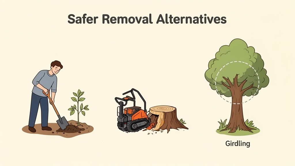 A Homeowner’s Guide to Using Chemical Tree Killers Safely