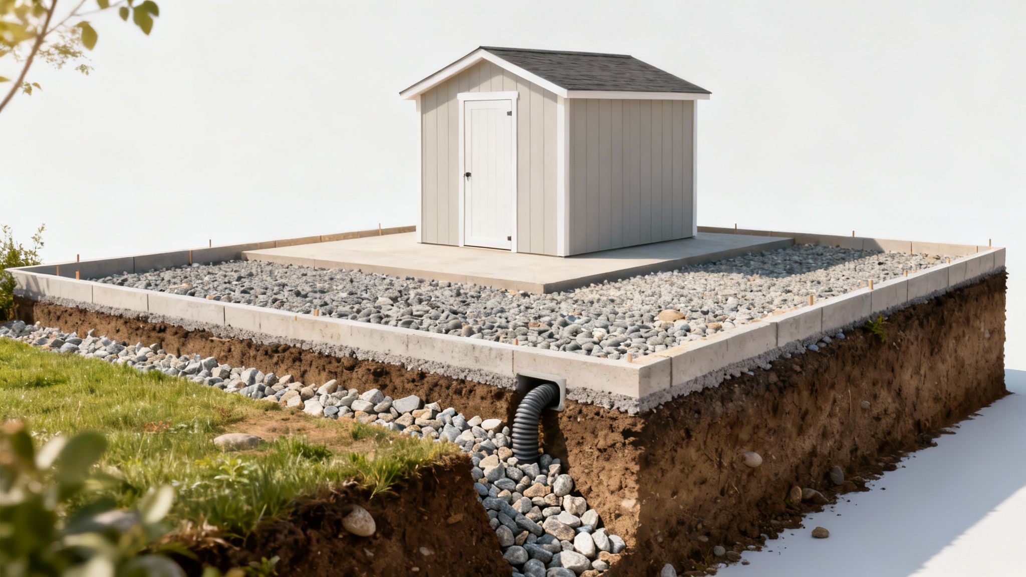 How to Build a Gravel Shed Foundation the Right Way
