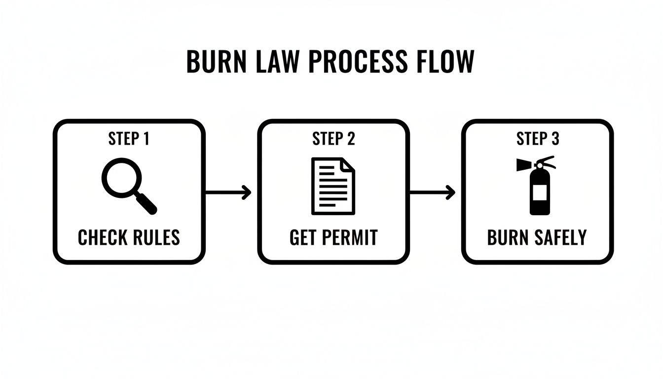 A Guide to Burning a Stump Safely and Legally