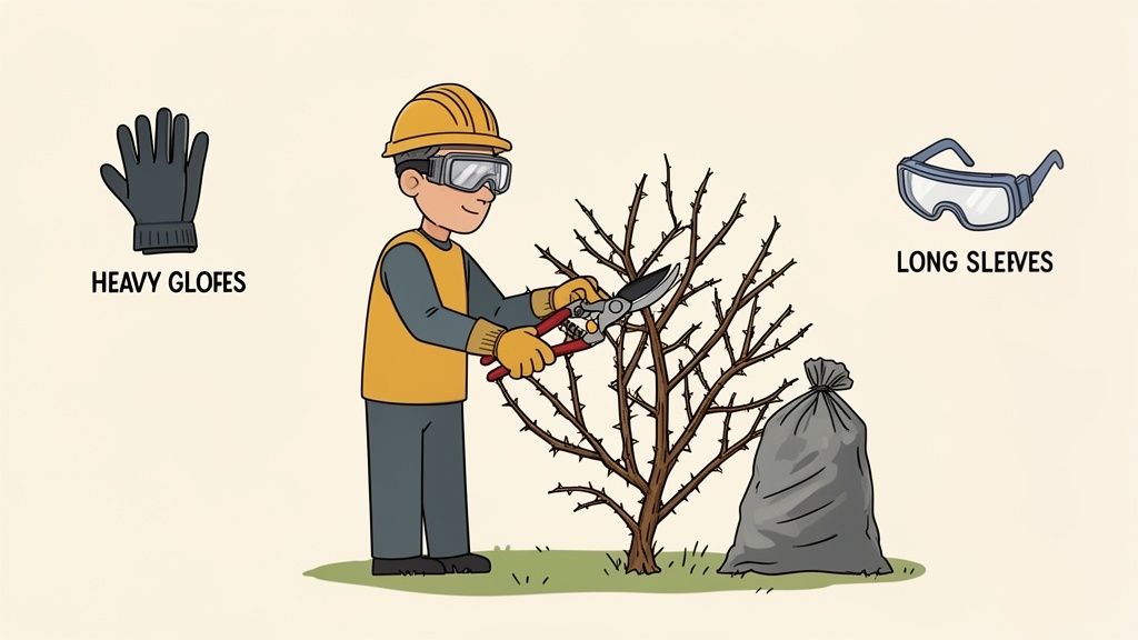 A Homeowner's Guide to Bushes With Thorns Identification