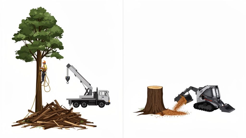 Understanding Tree Trunk Removal Cost in Atlanta