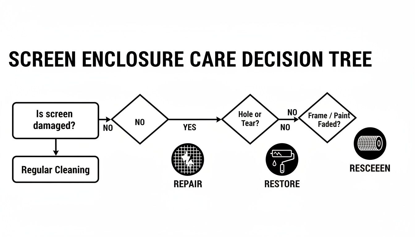 Your Guide To Screen Room Enclosures In Tampa Bay - Rescreen Rescue