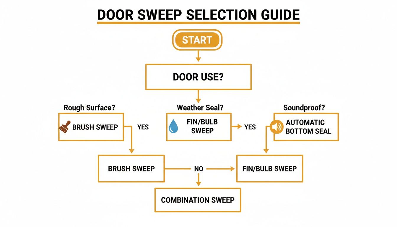 A Facility Manager's Guide to Door Sweeps for Commercial Doors