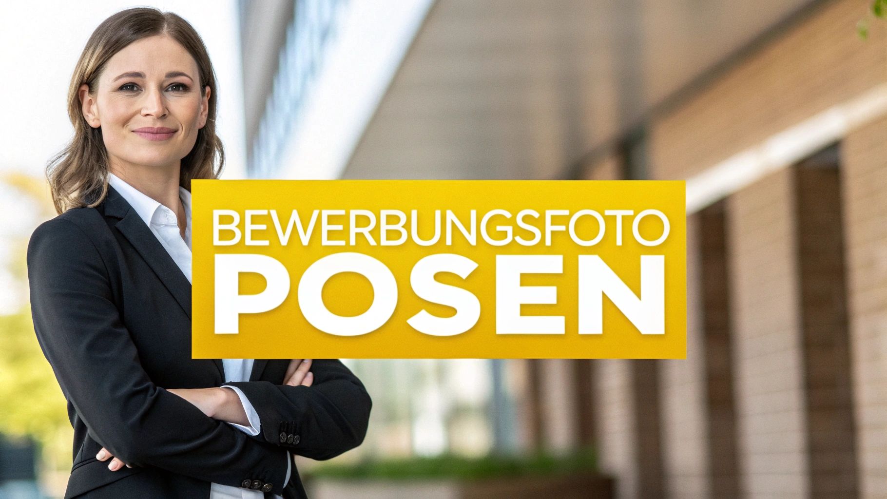 Bewerbungsfoto Posen erklärt: Welche Haltung überzeugt Recruiter ...