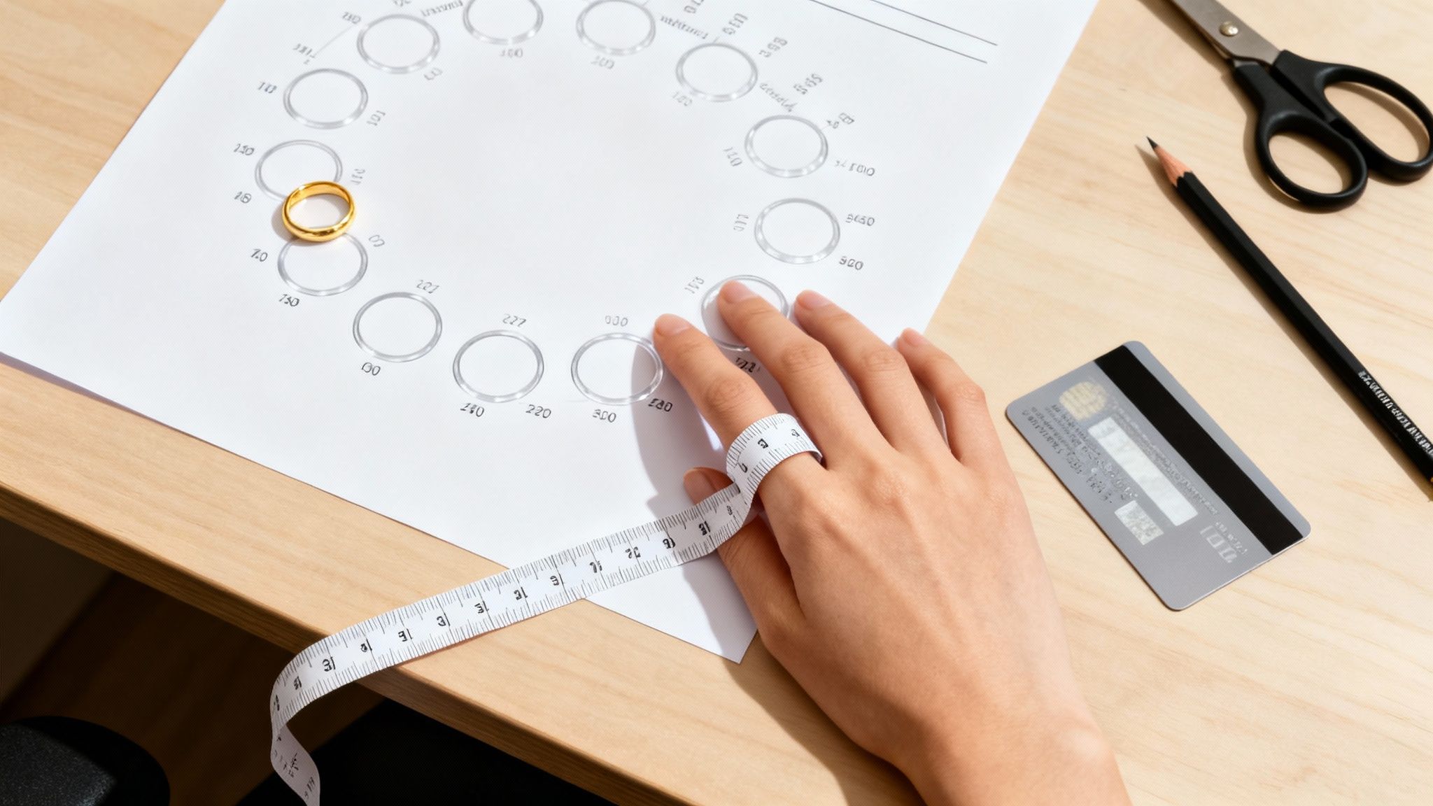 A Guide to Using a Printable Ring Sizer Chart for the Perfect Fit