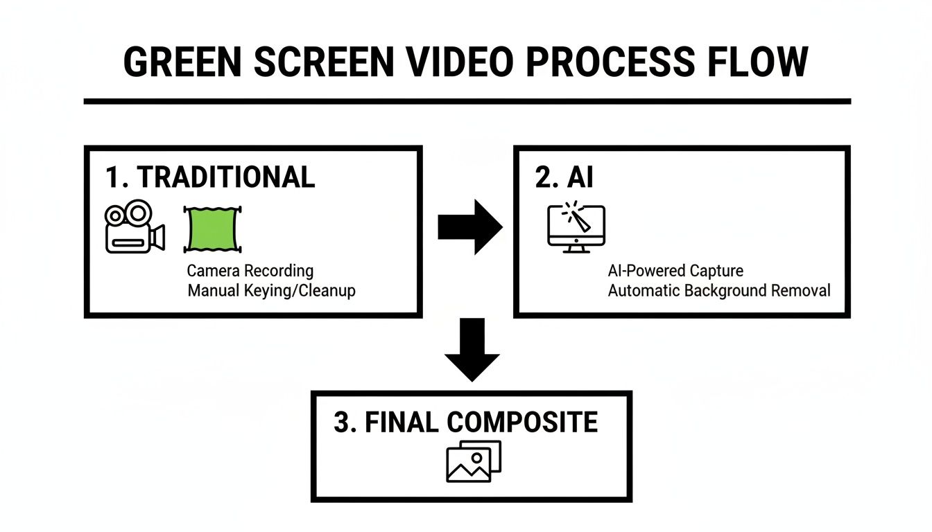 How to Make a Video with Green Screen a Creator's Guide