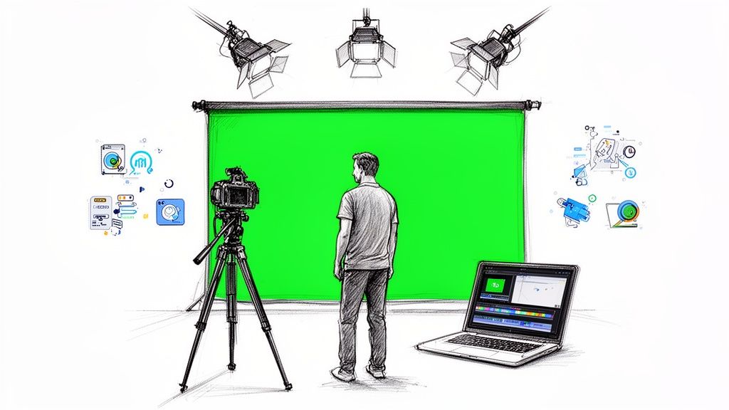 How to Make a Video with Green Screen a Creator's Guide