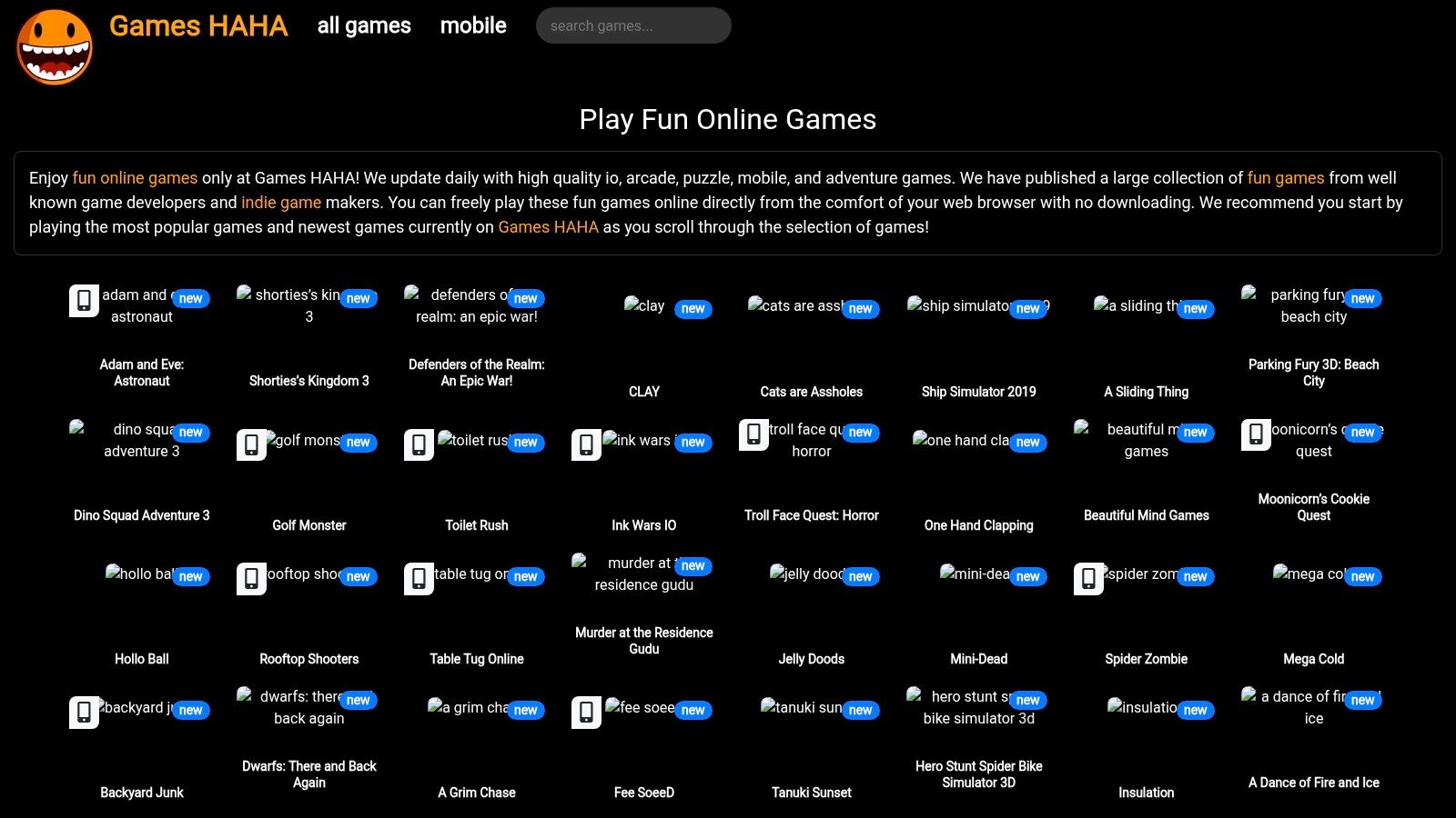 7 Great Haha Games to Play Online in 2025