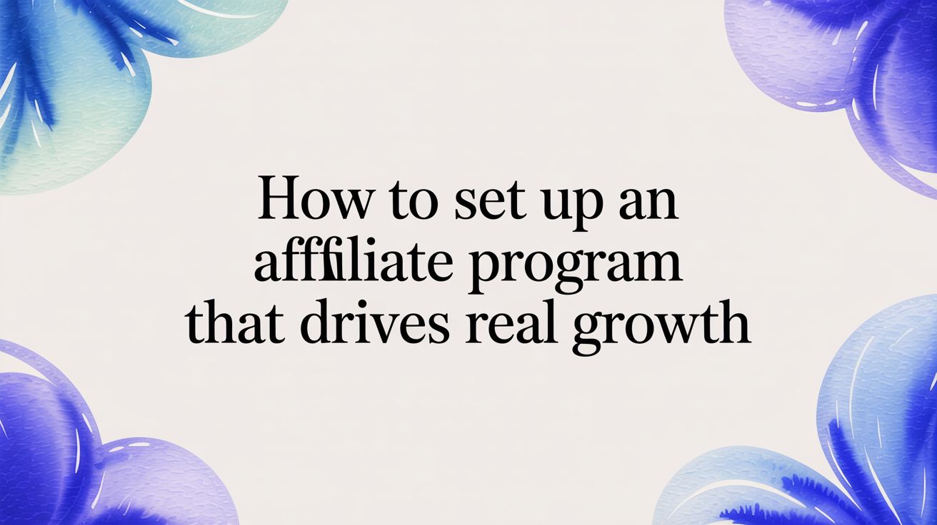 How to Set Up an Affiliate Program That Drives Real Growth | LinkJolt Blog