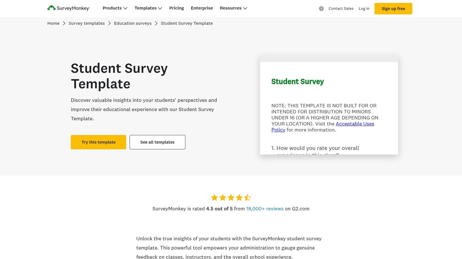 12 Best Student Survey Templates for K-12 Comms in 2025 | MarCom ...