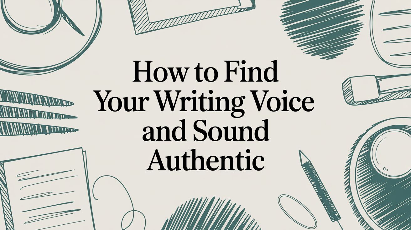 How to Find Your Writing Voice and Sound Authentic
