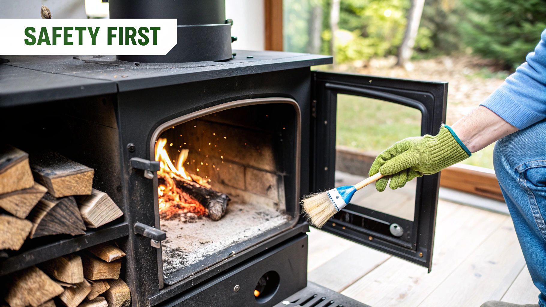 How to Clean a Wood Burning Stove: Expert UK Guide | The Log Company