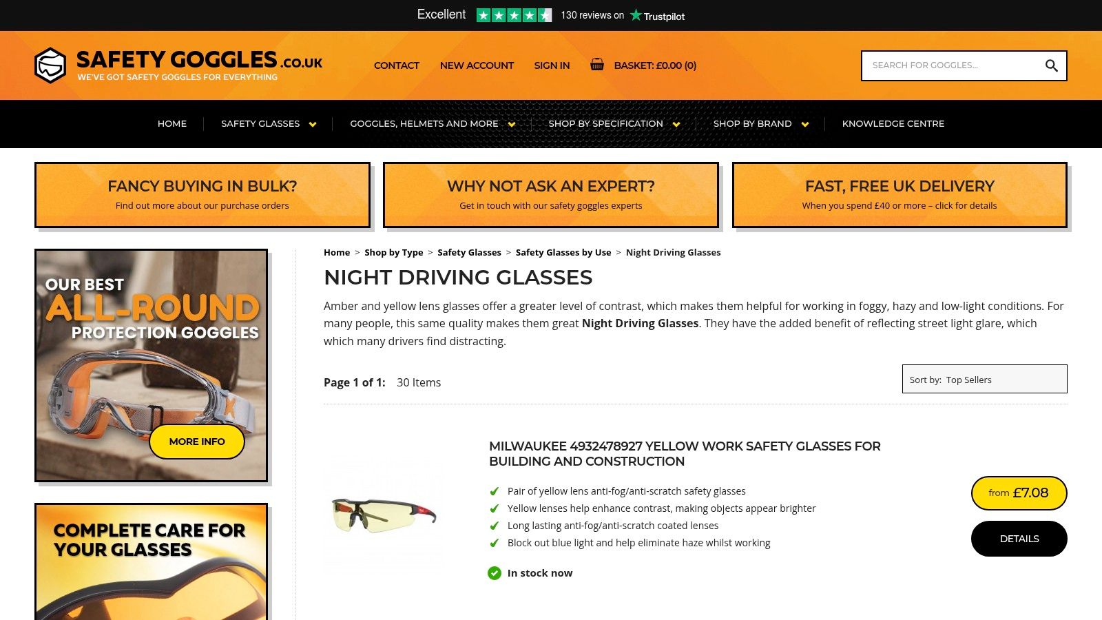 12 Best Driving Glasses for Night in 2025: A UK Guide