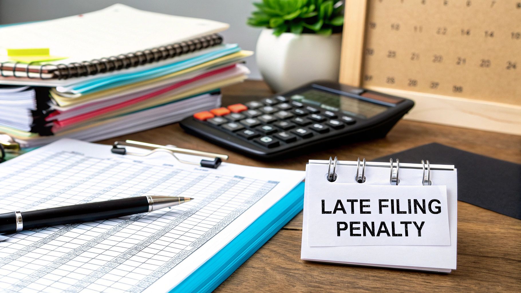 Penalties For Late Tax Return - Endurego