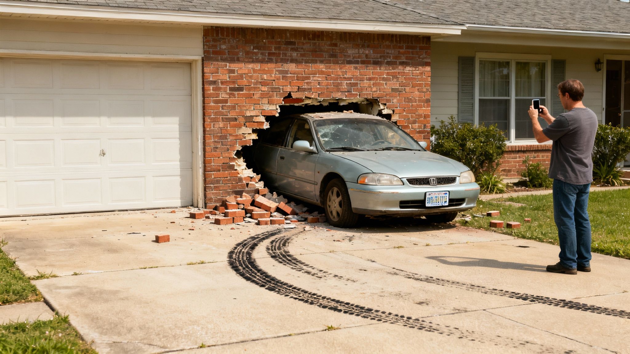 House Hit by Car: How to Win the Insurance Settlement after a house hit ...