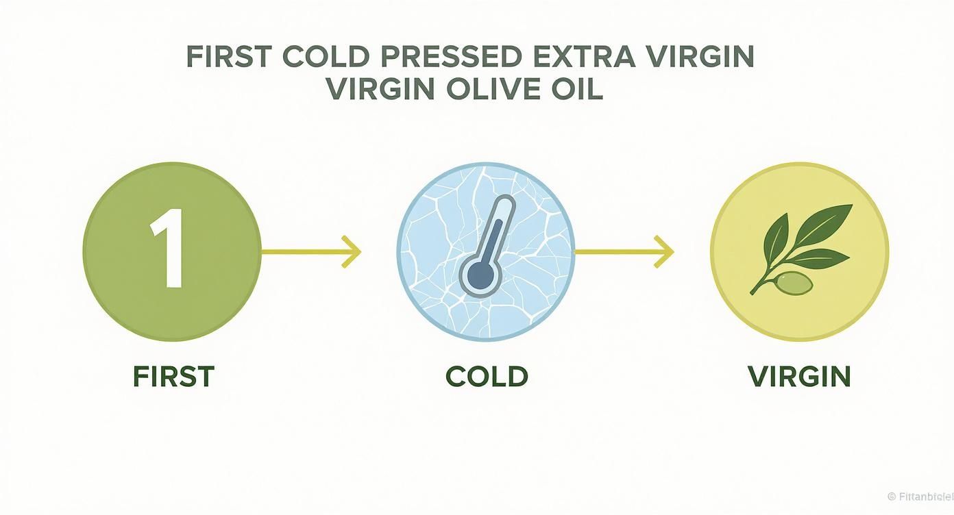 A Guide to First Cold Pressed Extra Virgin Olive Oil – Learn Olive Oil