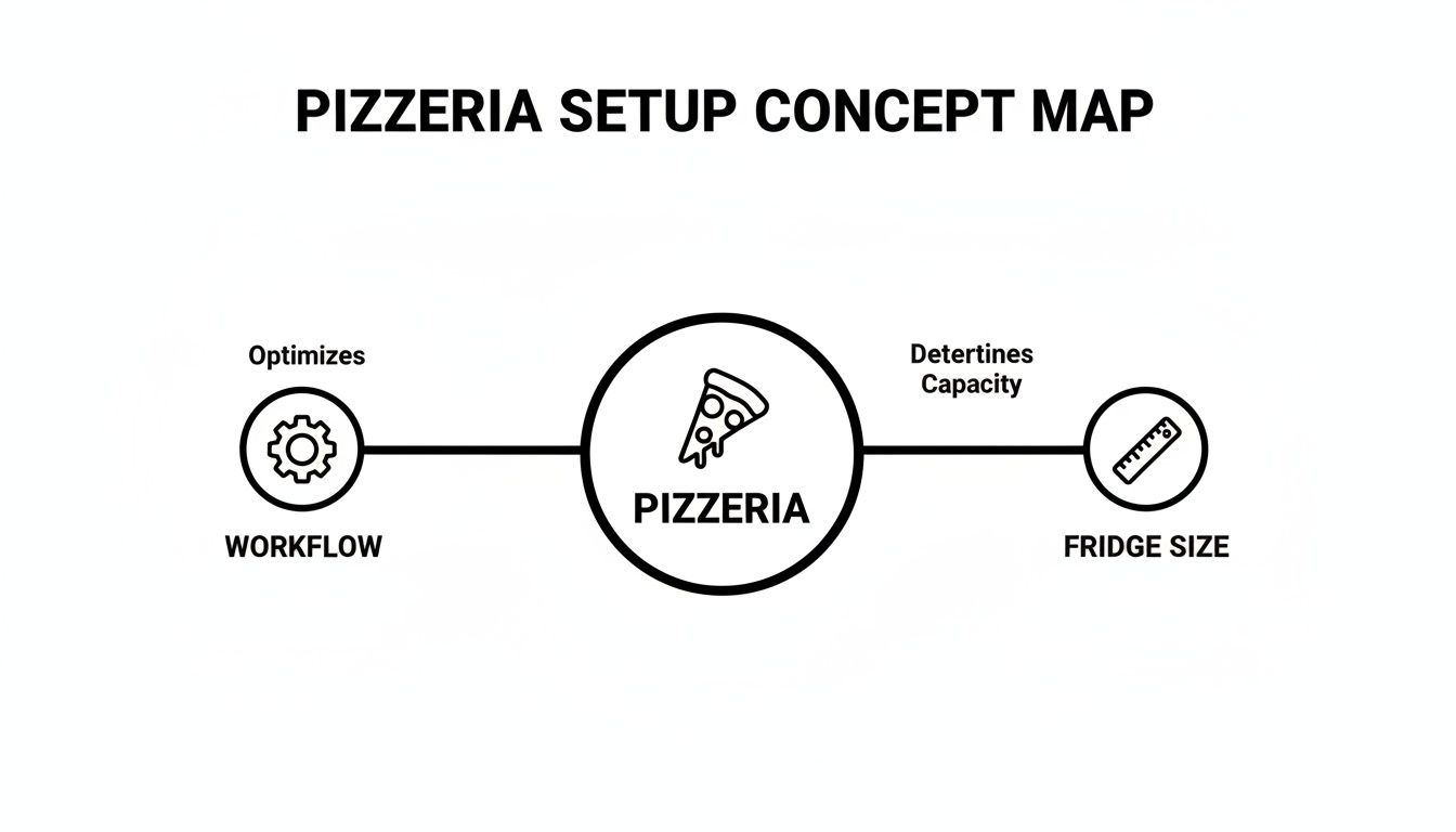 Choosing the Right Size of Under Counter Fridge for Your Pizzeria ...