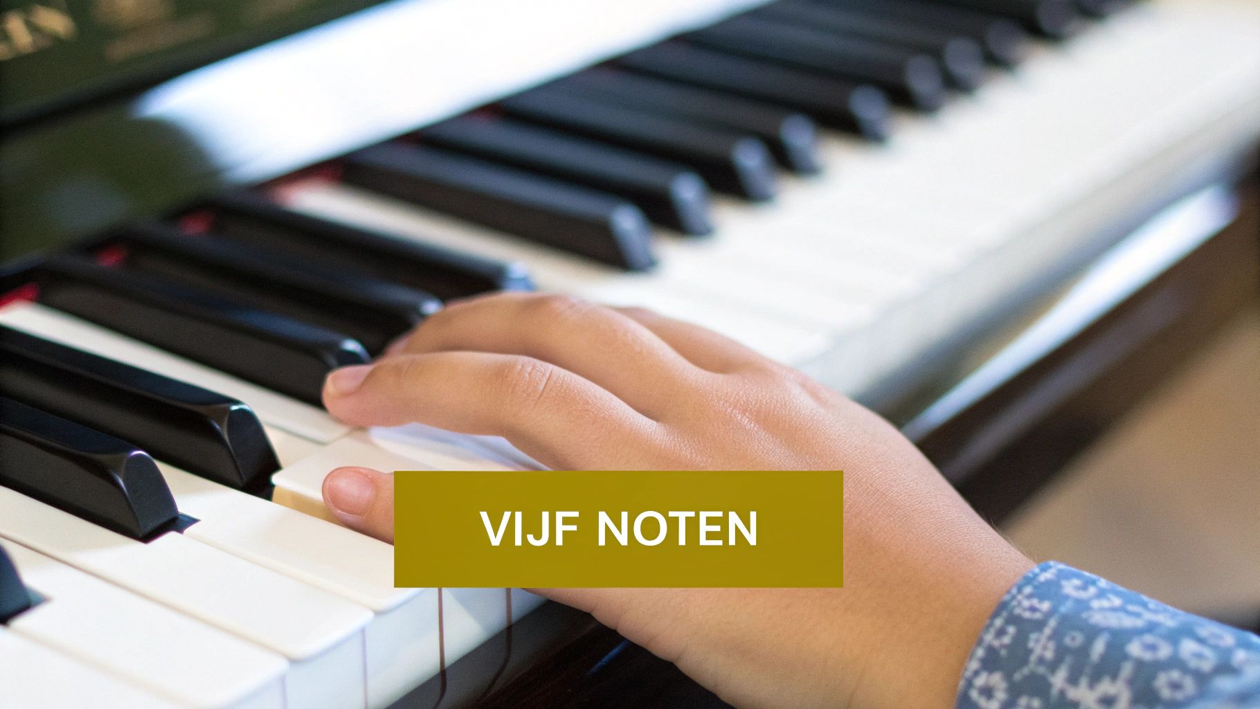 Piano liedjes voor beginners: makkelijk leren piano spelen