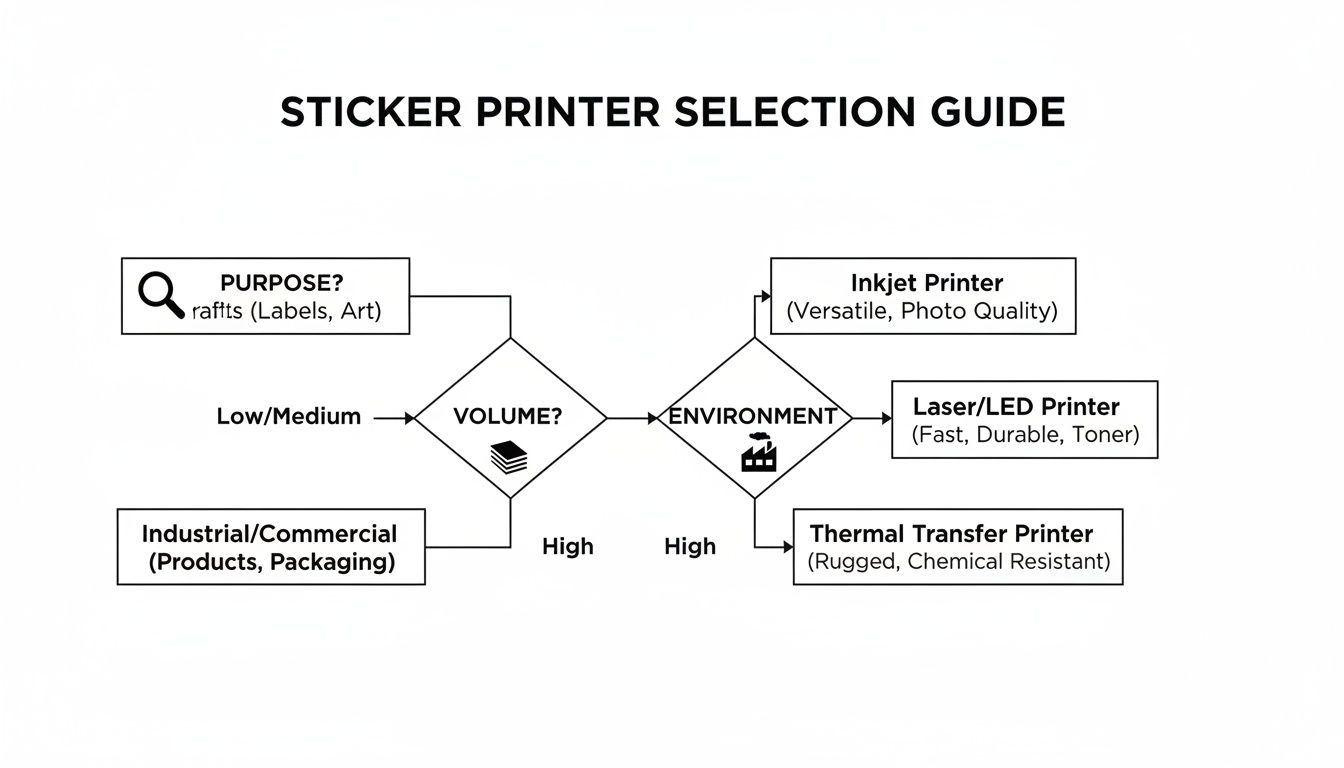 Sticker Label Printer Guide: Find the Best for Your Business