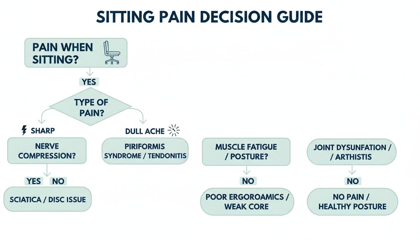 Hurts When Sitting? Hemorrhoid Pain Causes & Relief Tips
