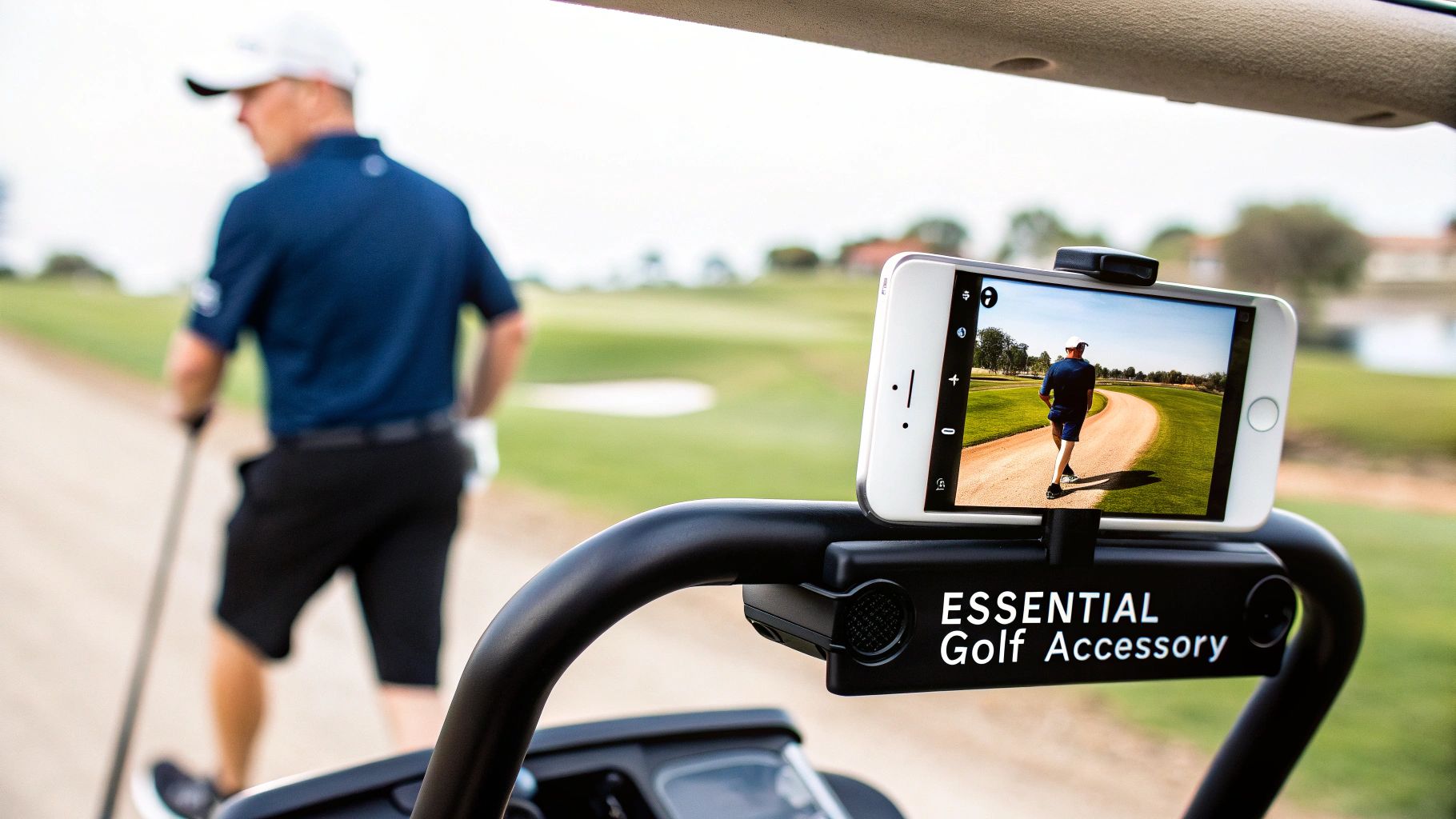 The Ultimate Guide to Golf Cart Cell Phone Holders | Caddie Wheel