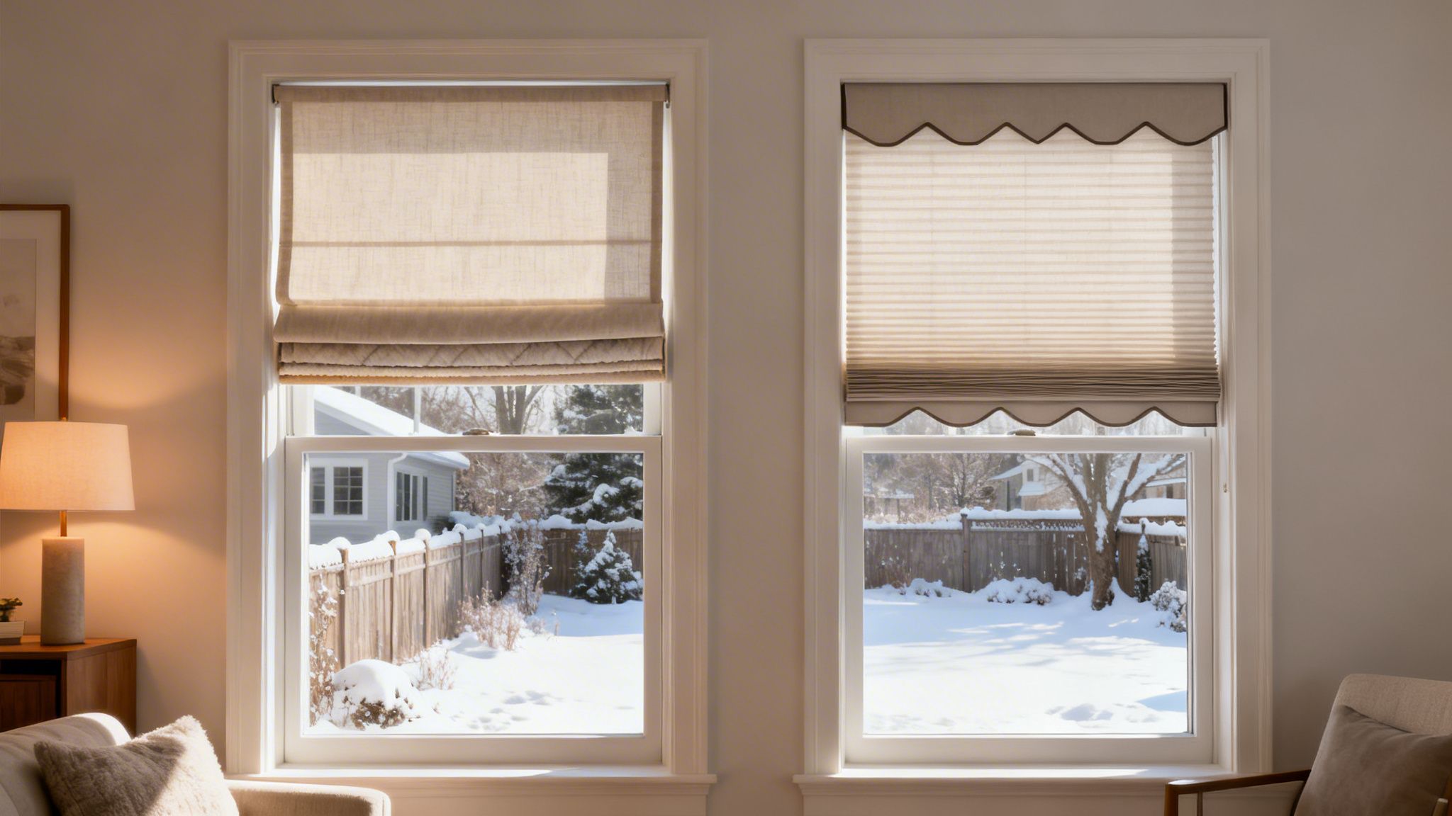 Roman Shades vs Roller Shades: A Westchester Homeowner's Guide