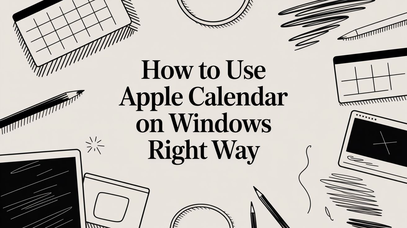 How to Use Apple Calendar on Windows The Right Way | Calendar0 Blog ...