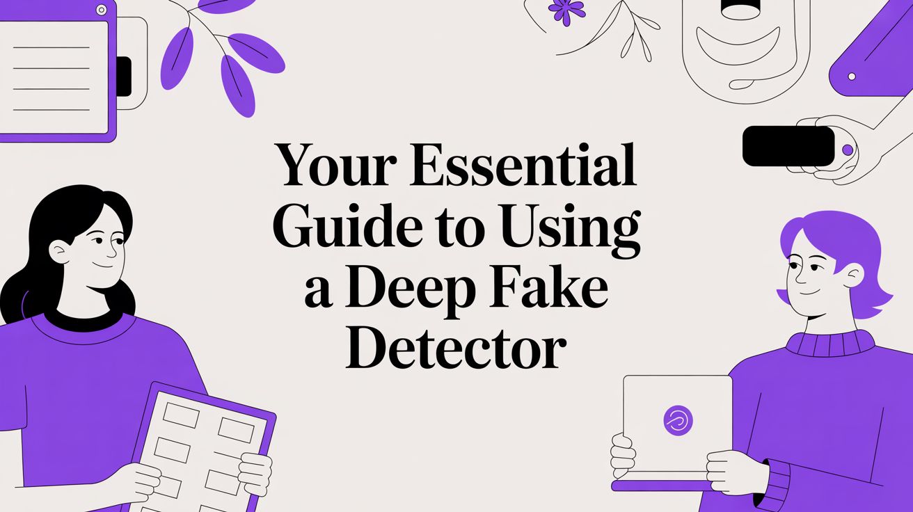 Your Essential Guide to Using a Deep Fake Detector | AI Image Detector