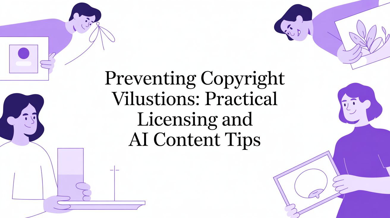 Preventing copyright violations: Practical licensing and AI content ...