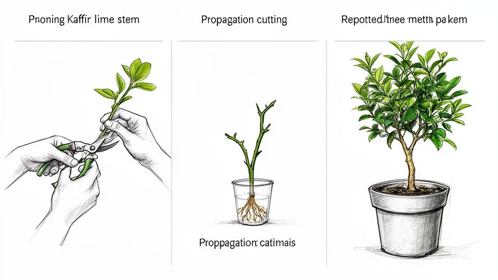 Kaffir Lime Citrus Hystrix: Grow and Care Guide for New Zealand ...