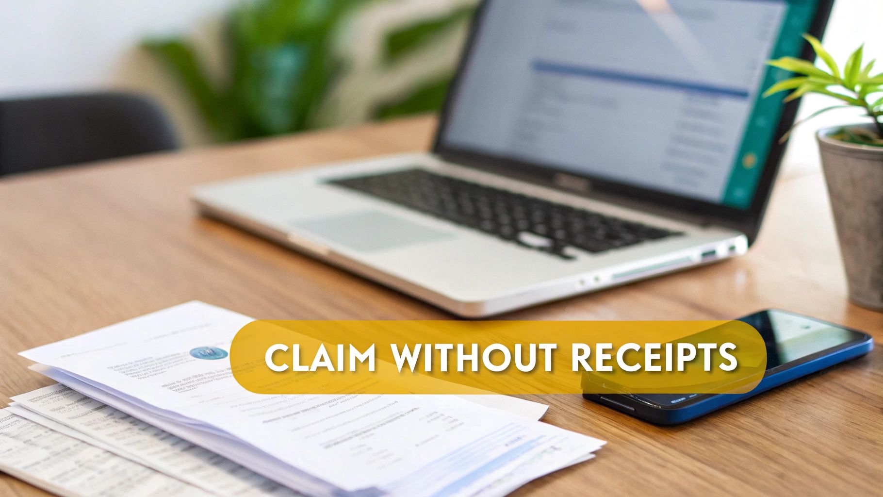 What can you claim on tax without receipts: