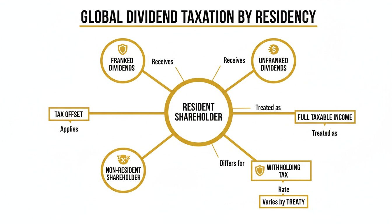 How Dividend Tax Works in Australia for Residents/Non-Residents
