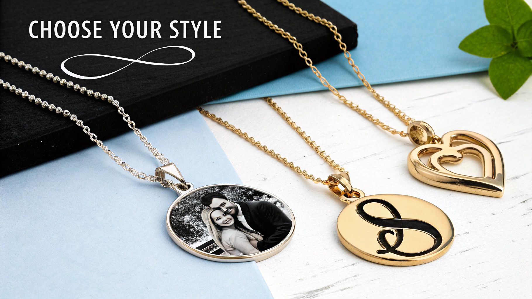 Personalized picture pendant necklace: A Heartfelt Keepsake You'll Che ...